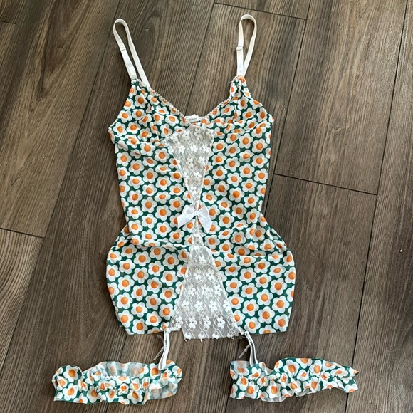 Intimates & Sleepwear | Retro Pattern Lingerie | Poshmark